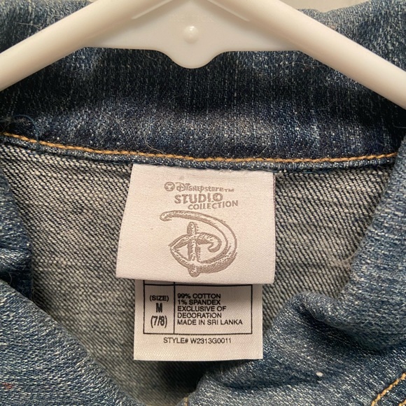 Disney | Jackets & Coats | Disney Princess Jean Jacket Girls 78 | Poshmark
